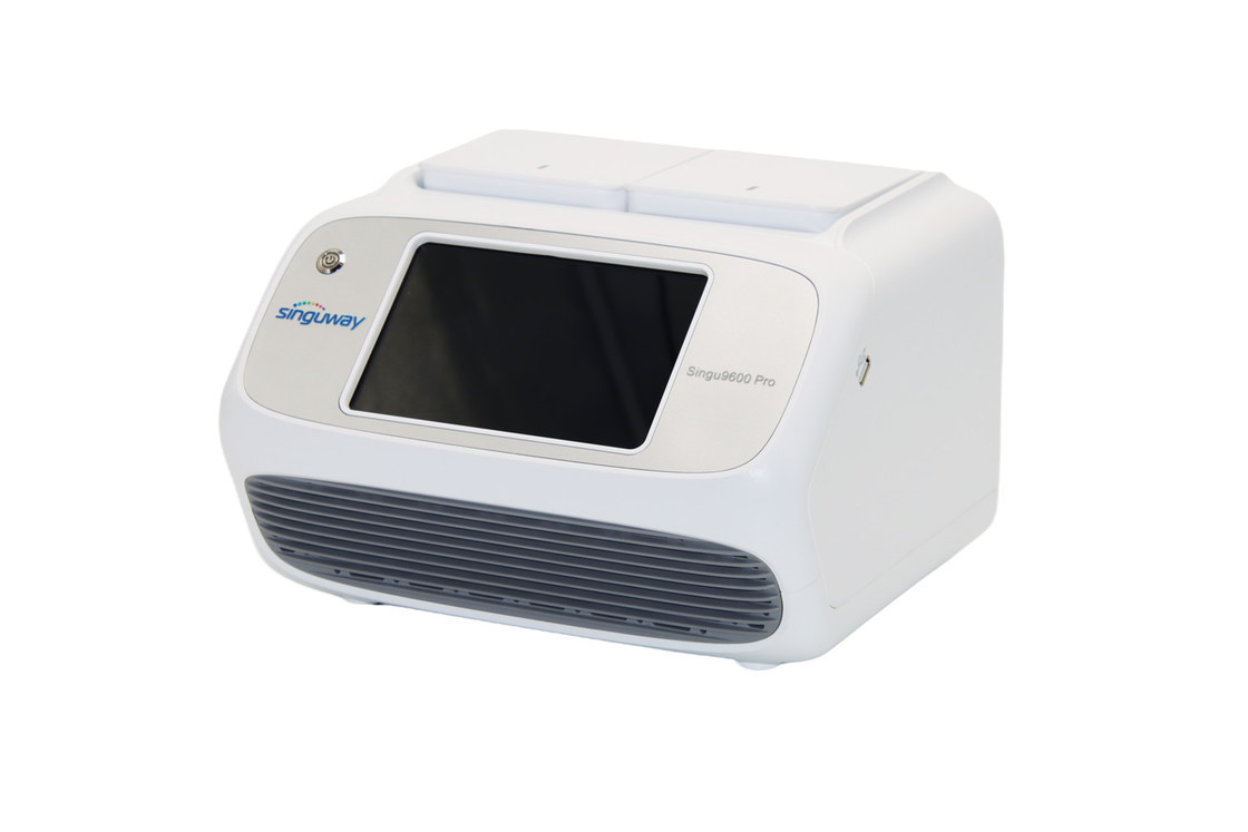 100-240V PCR Mesin Waktu Nyata Neon Kuantitatif RT PCR Thermocycler 32 ...